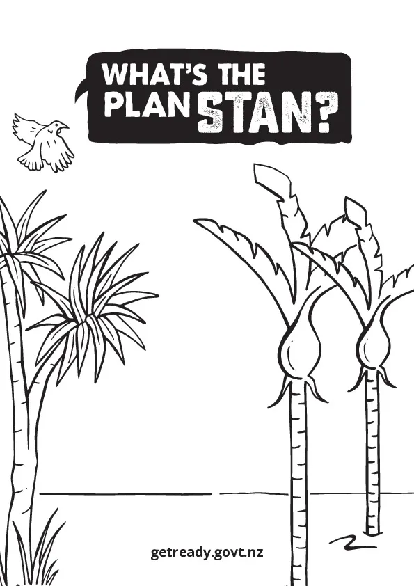 Whats the Plan Stan Colouring Book - Print at Home Web Version