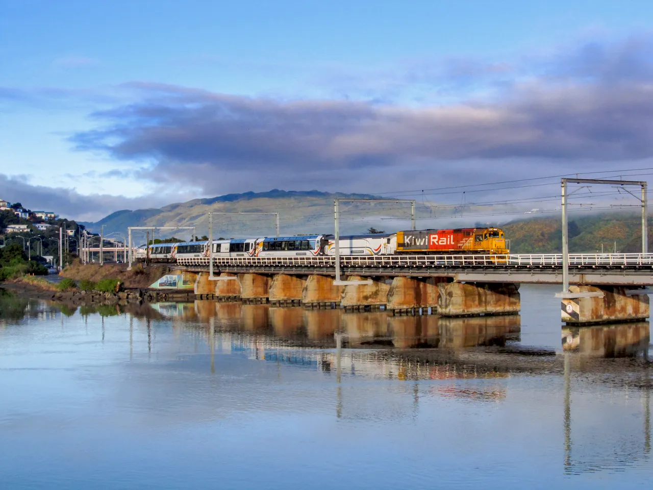 Crossing the Bridge at Paremata