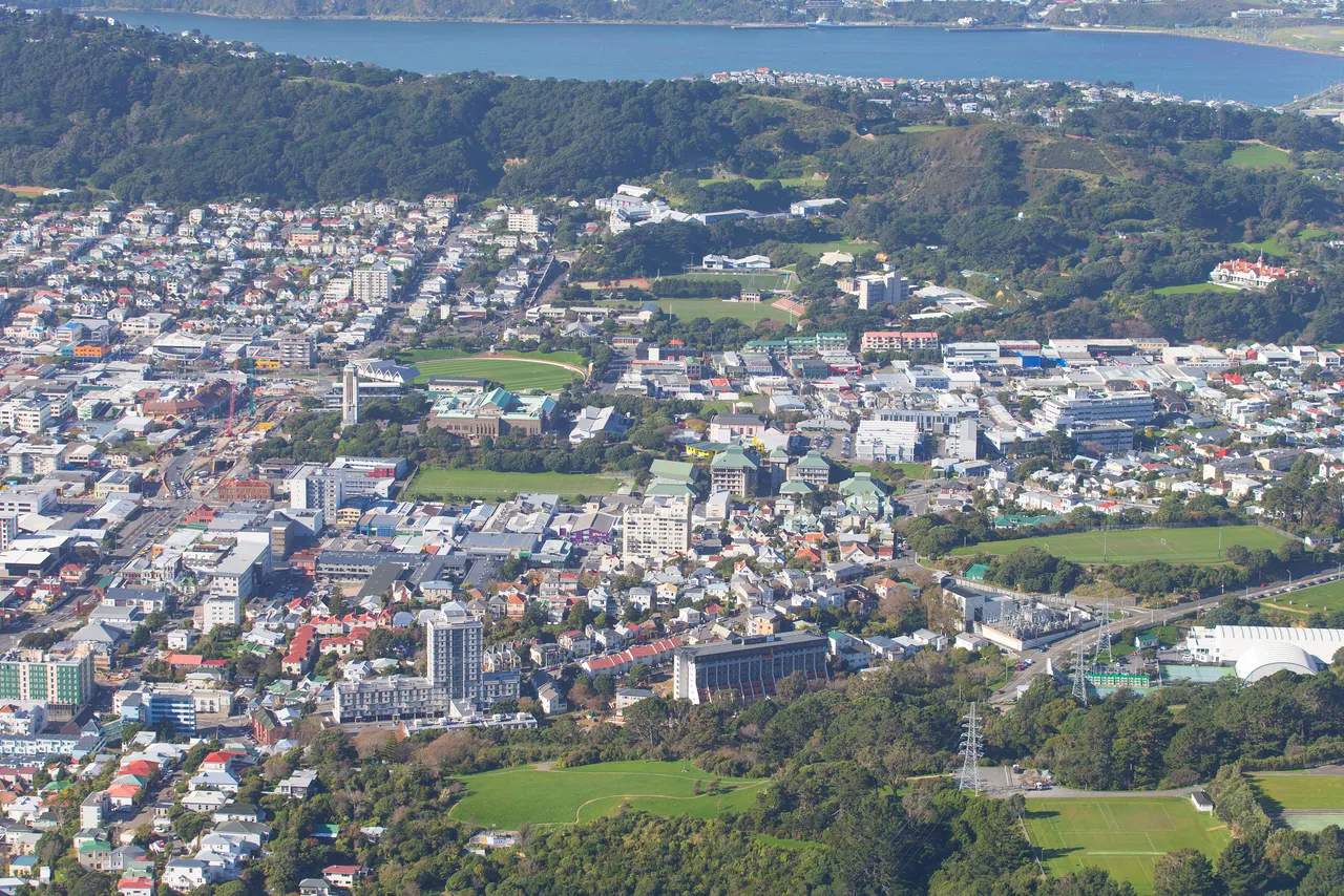 Massey Wellington Campus Aerial