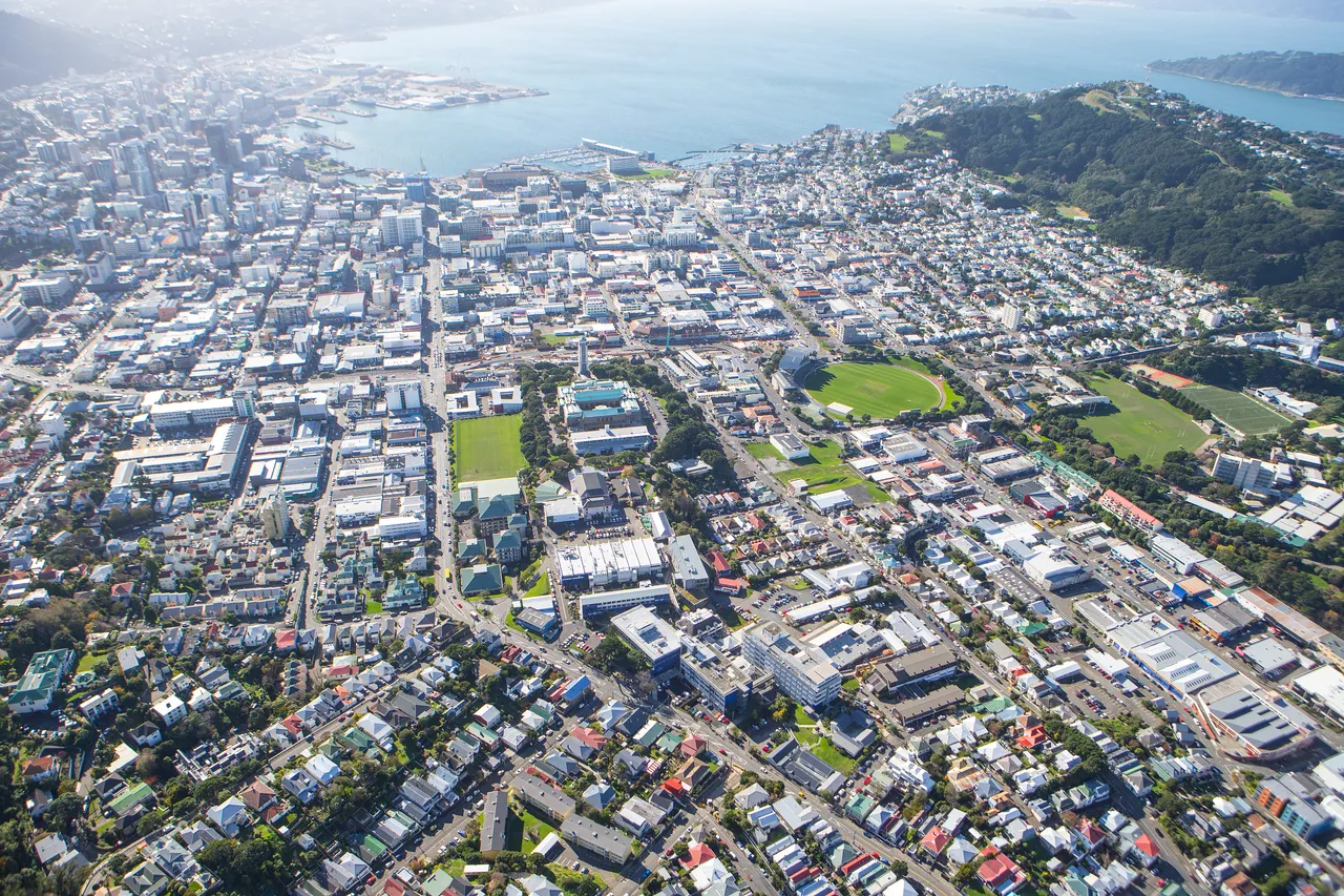 Massey Wellington Campus Aerial