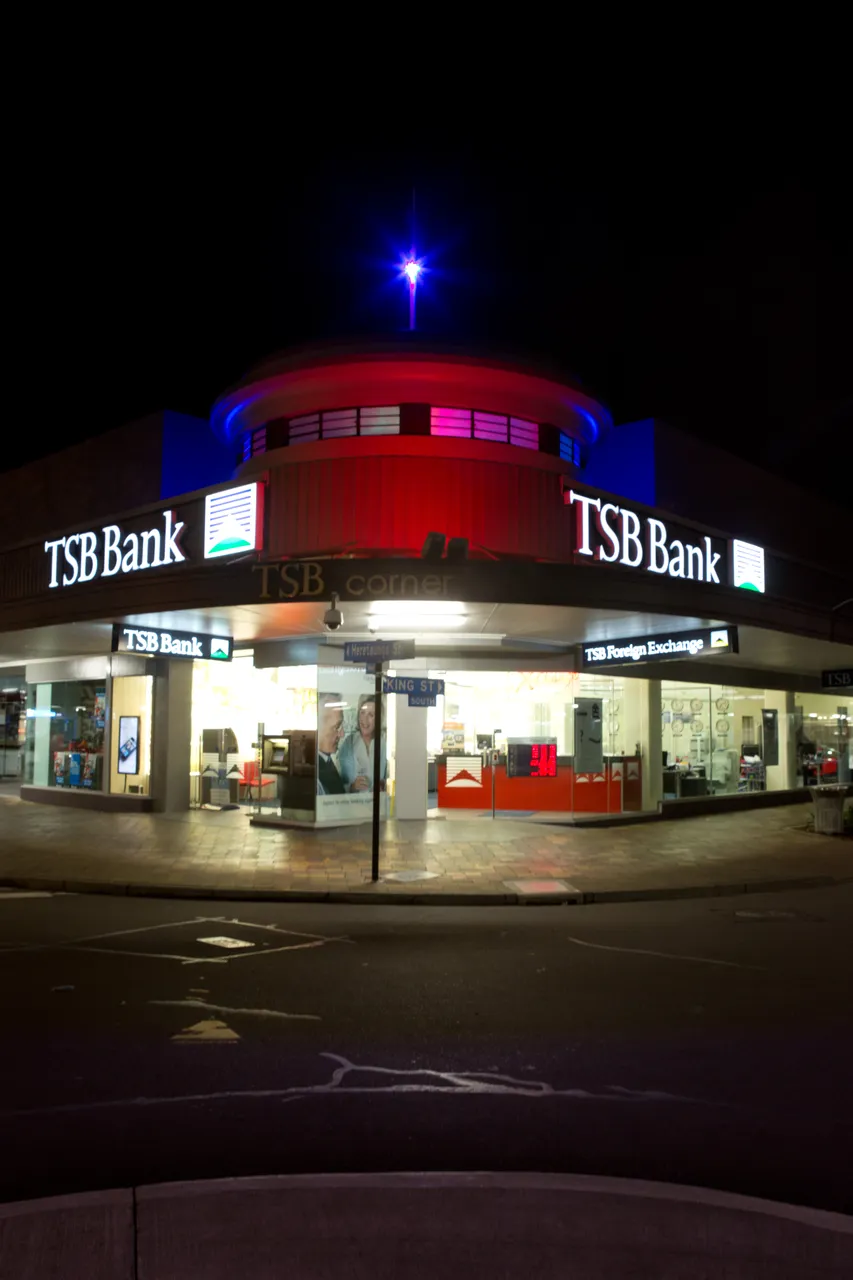 TSB Building by night