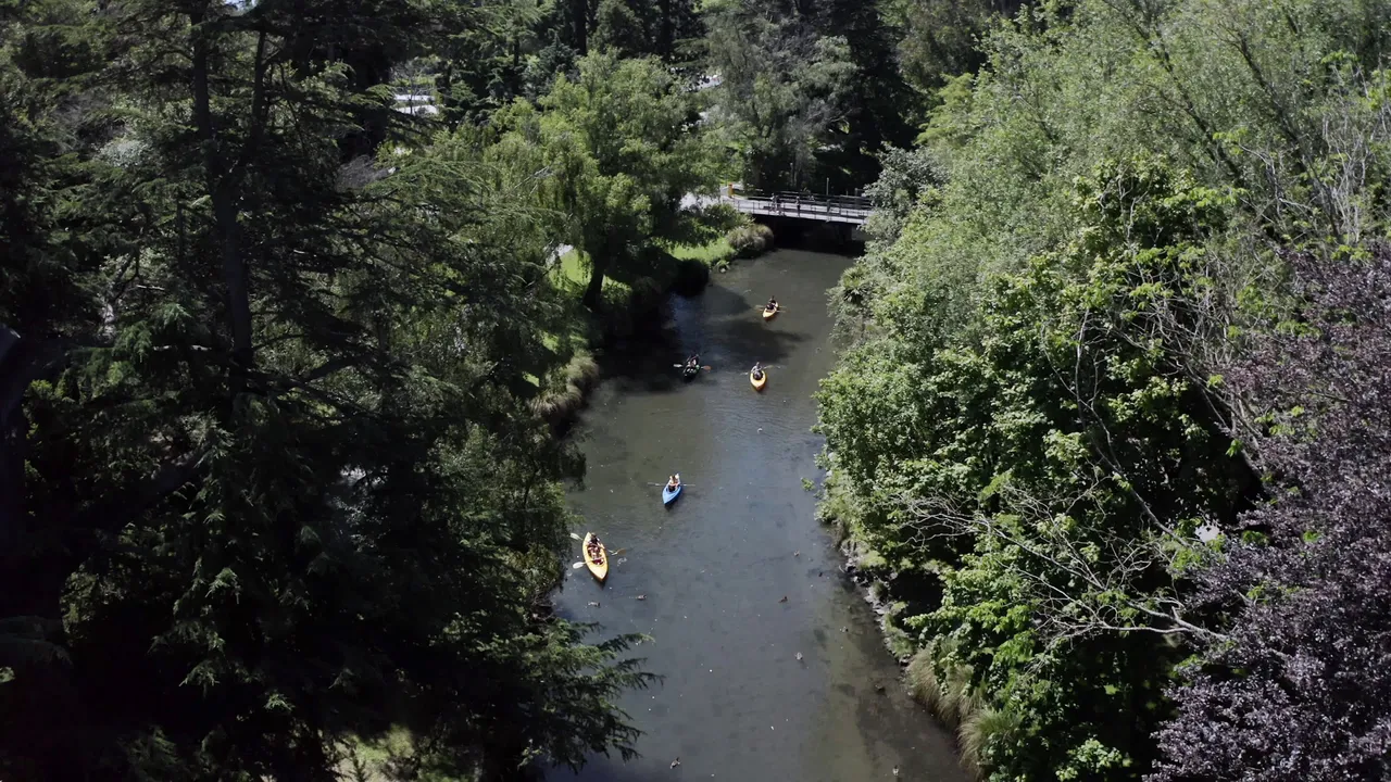 Kayaking at the Ōtākaro Avon River